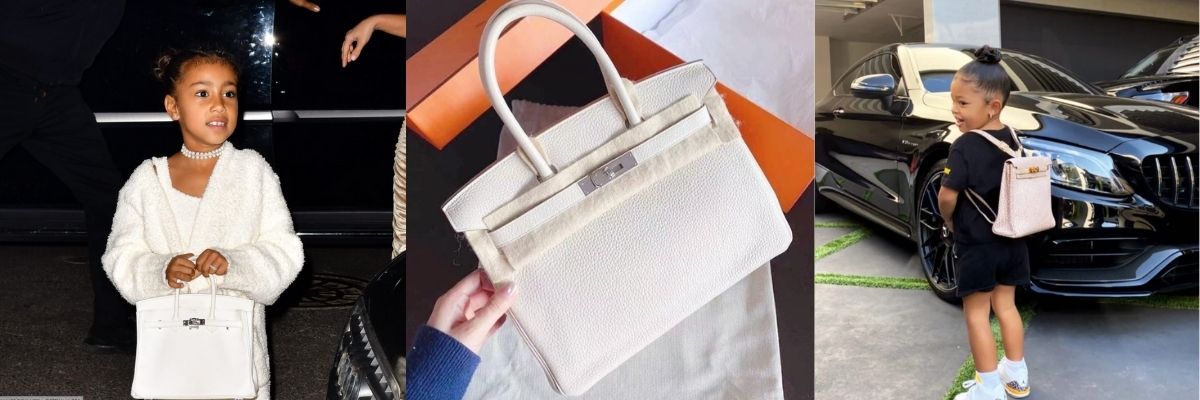 North West shows off her collection of designer bags. – Luxe Du Jour